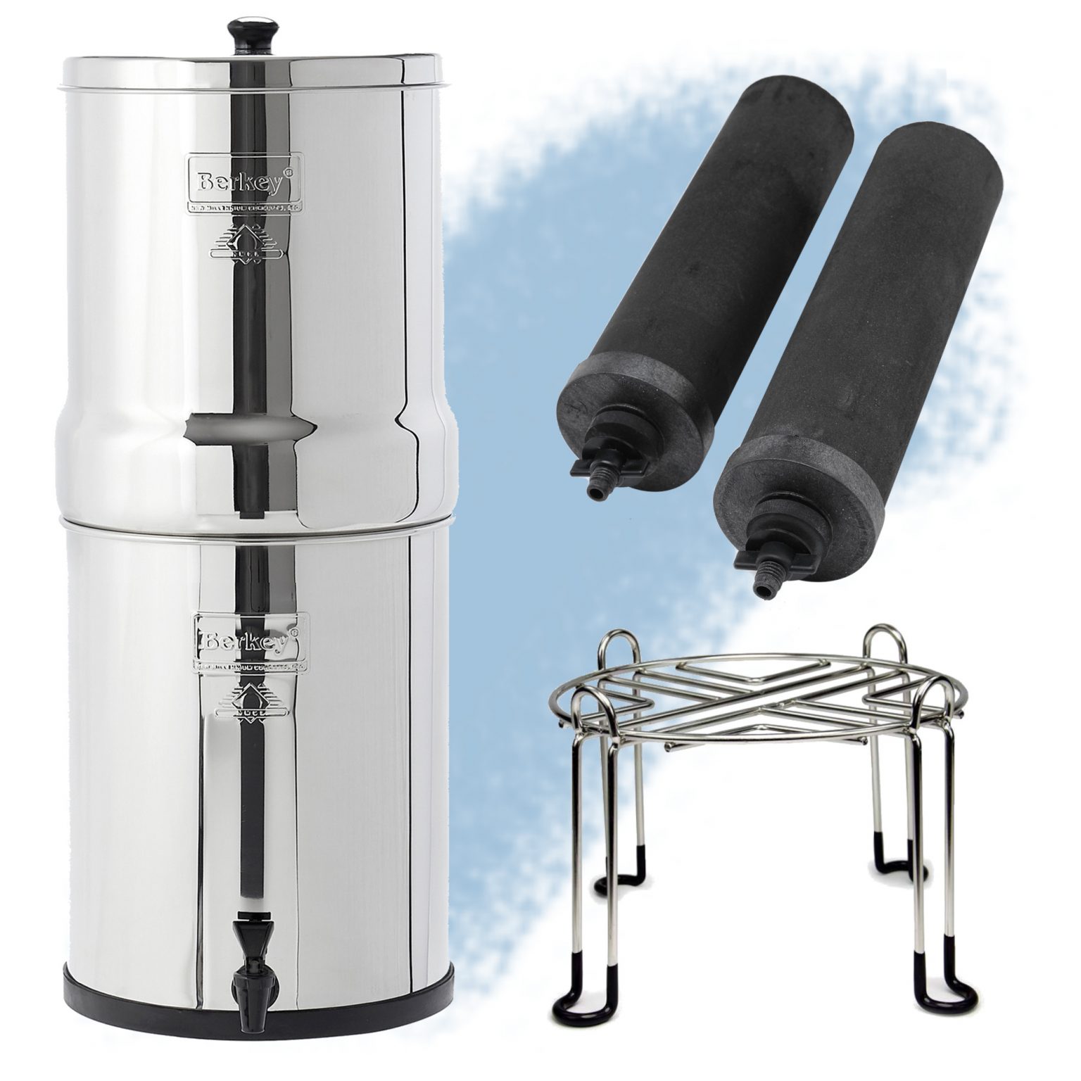 Buy A Big Berkey System Stainless Stand Bundle