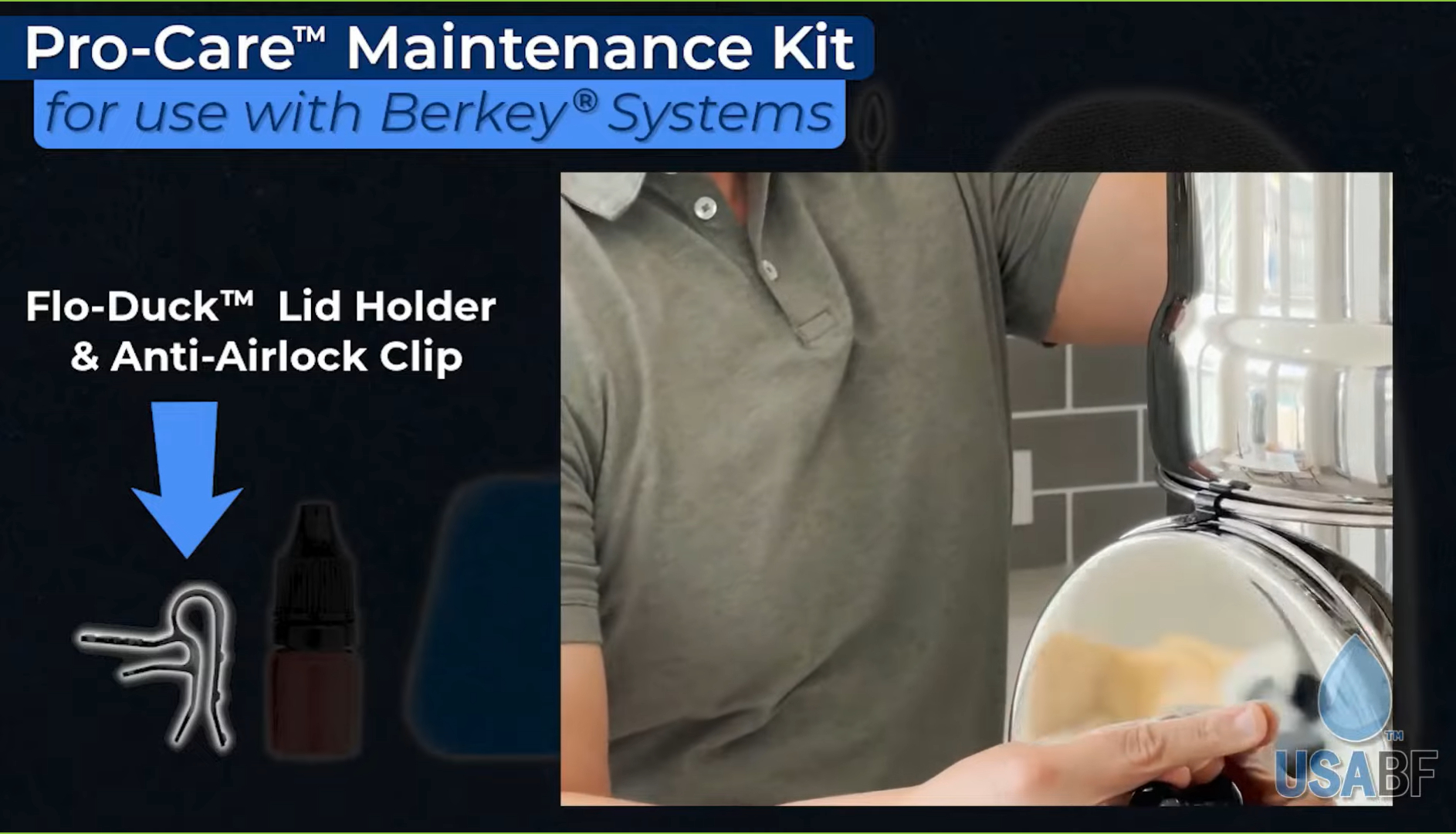 The Flo-Duck™ Anti-Airlock Clip & Lid Holder